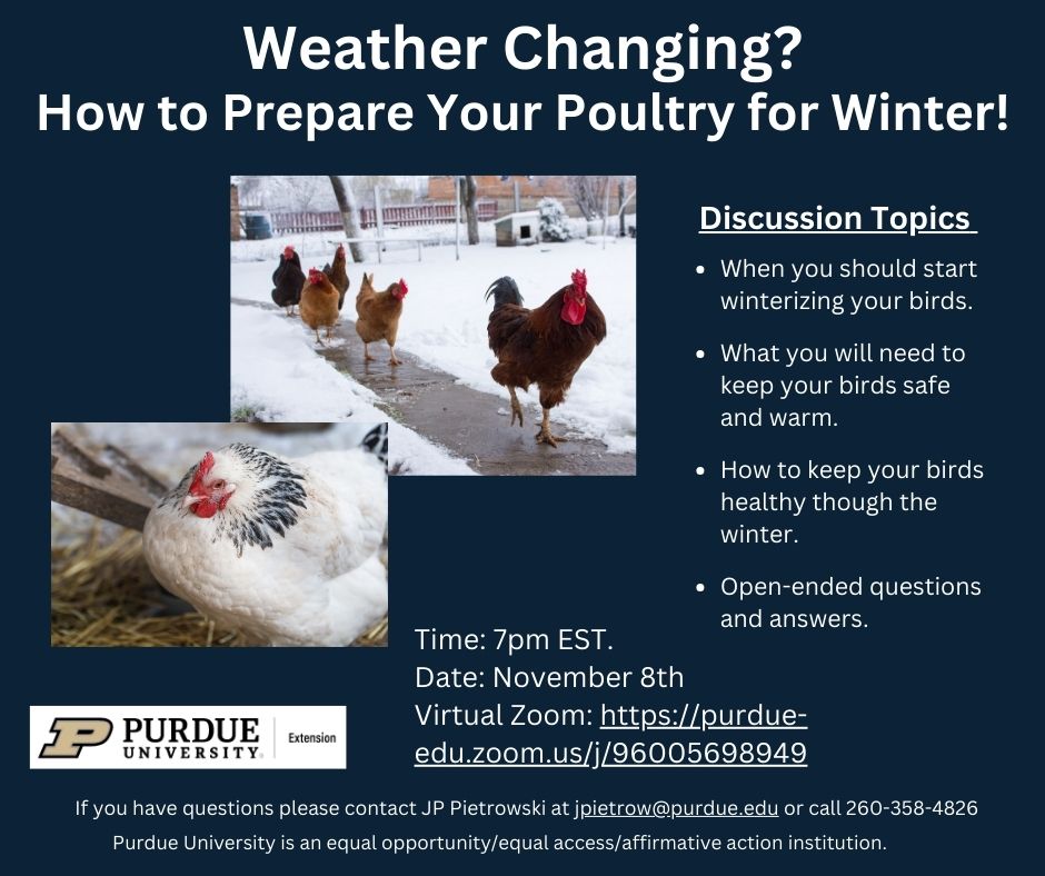 Poultry Project Members – Porter County 4-H Hub