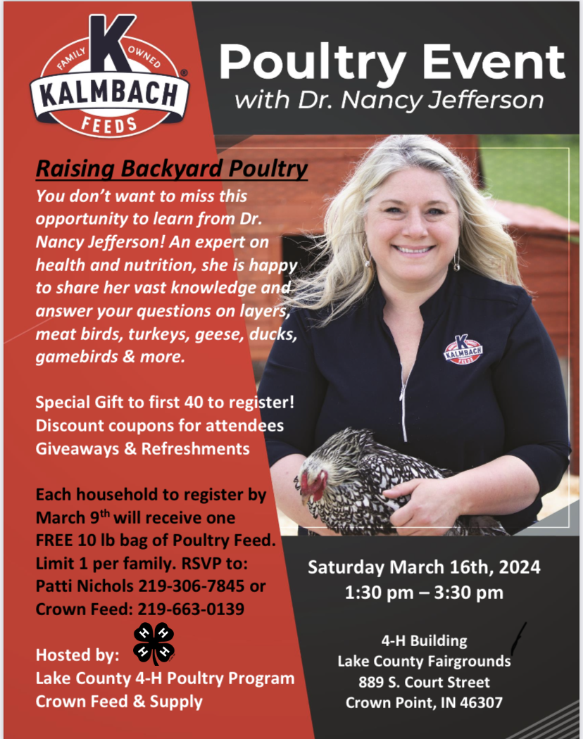 Raising Backyard Poultry – Porter County 4-H Hub