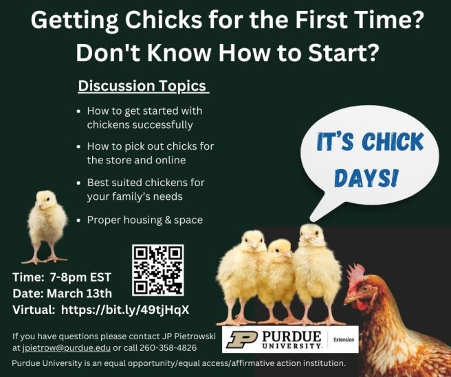 Proper Poultry Practice Program – Webinar – Porter County 4-H Hub